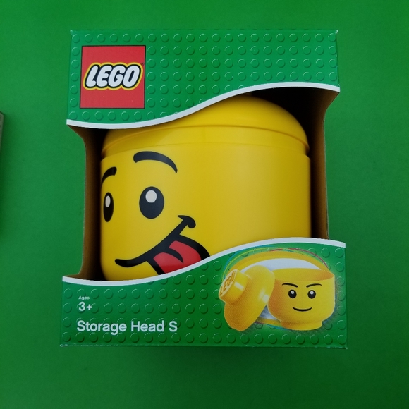 Lego | Toys | Lego Storage Yellow Head S Small Sticking Out Tong | Poshmark